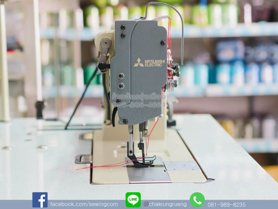 จักรเย็บหนัง เข็มคู่ (ตีนตะกุย บน-ล่าง) มิซซูบิชิ (MITSUBISHI) LU2-4420-BOB