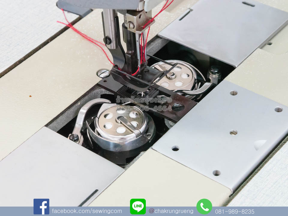 จักรเย็บหนัง เข็มคู่ (ตีนตะกุย บน-ล่าง) มิซซูบิชิ (MITSUBISHI) LU2-4420-BOB