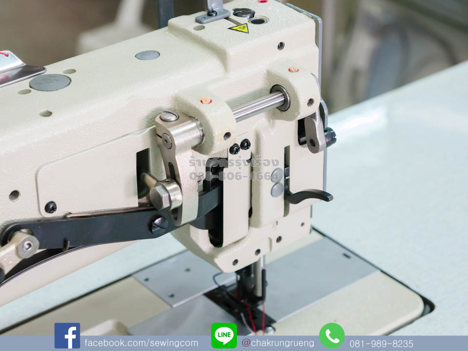 จักรเย็บหนัง เข็มคู่ (ตีนตะกุย บน-ล่าง) มิซซูบิชิ (MITSUBISHI) LU2-4420-BOB